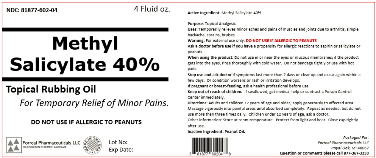 NDC 81877-620 Methyl Salicylate 40% Topical Oil Liquid Topical