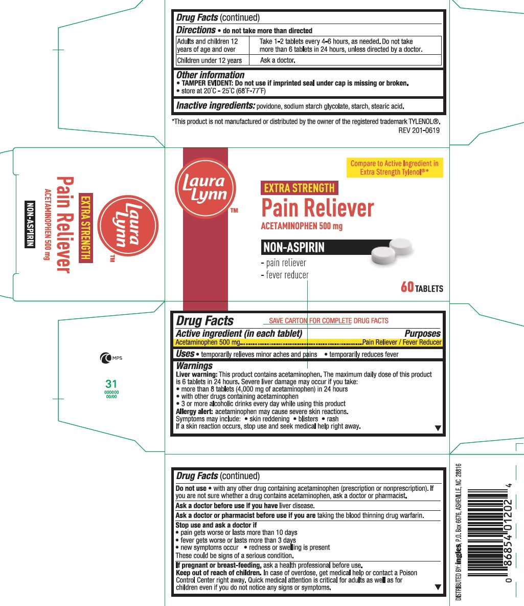 Extra Strength Pain Reliever Tablet- FDA Label NDC62936-0201