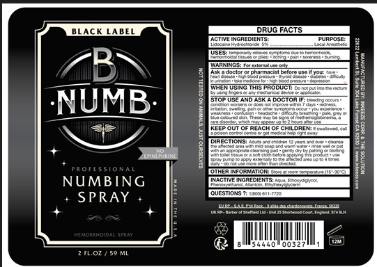 Product Images Black Label B Numb Photos - Packaging, Labels & Appearance