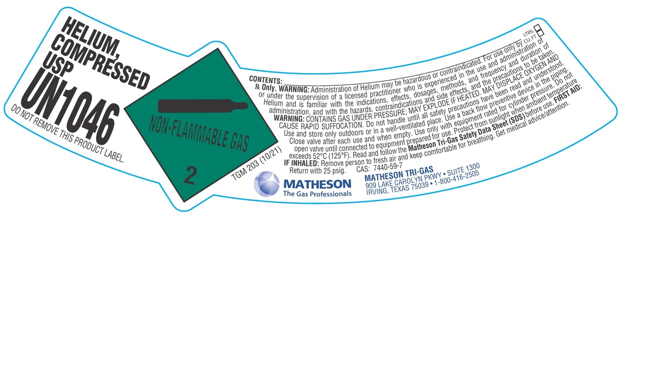 NDC 55037-501 Helium Gas Respiratory (inhalation)