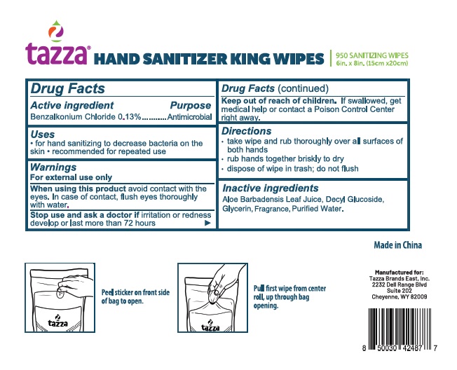 Product Images Tazza King Wipes Photos - Packaging, Labels & Appearance