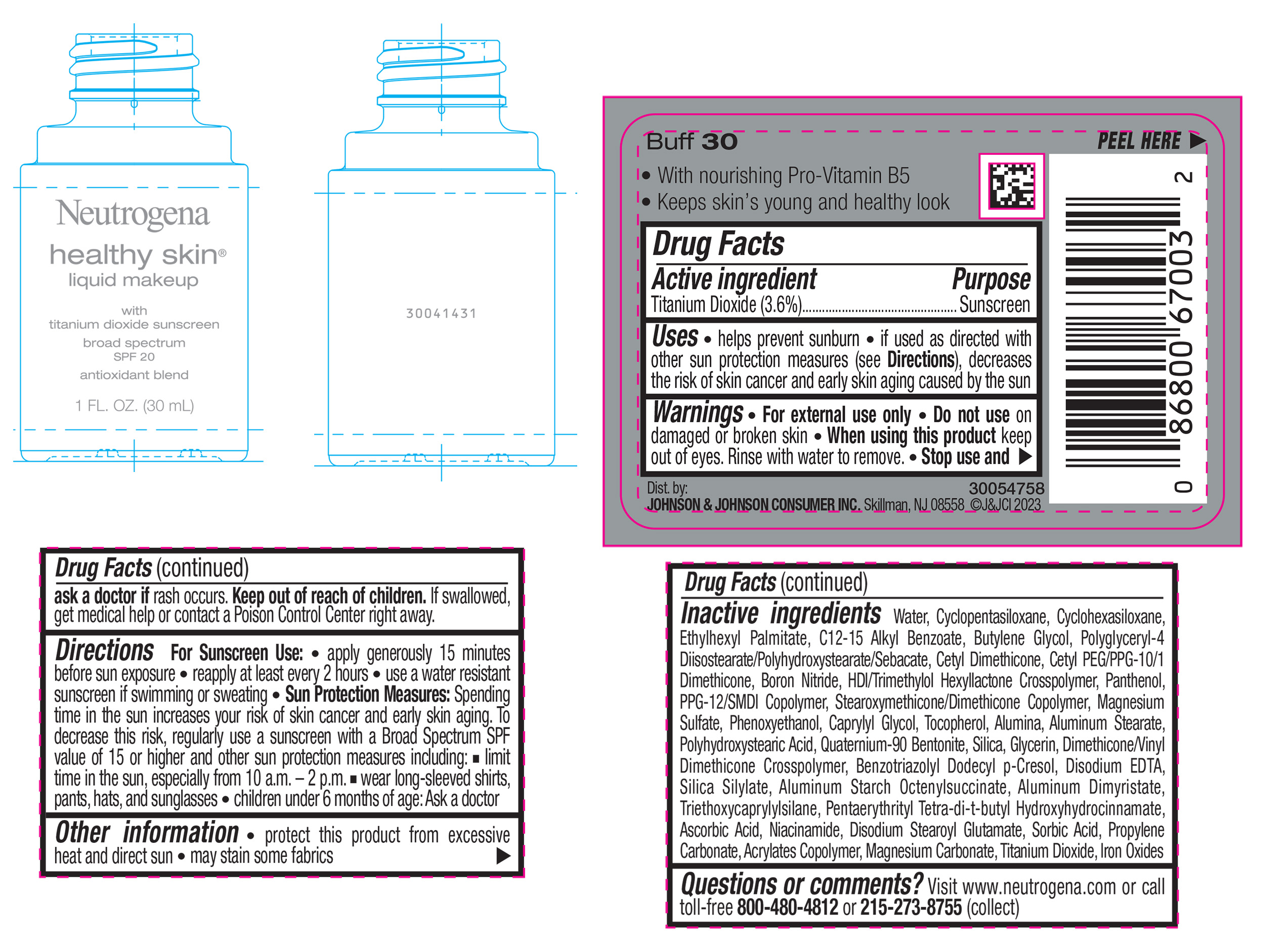 Product Images Neutrogena Healthy Skin Liquid Makeup Broad Spectrum Spf ...