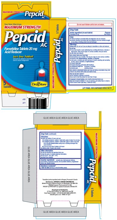 FDA Label for Pepcid Ac Tablet, Film Coated Oral - Indications, Usage ...