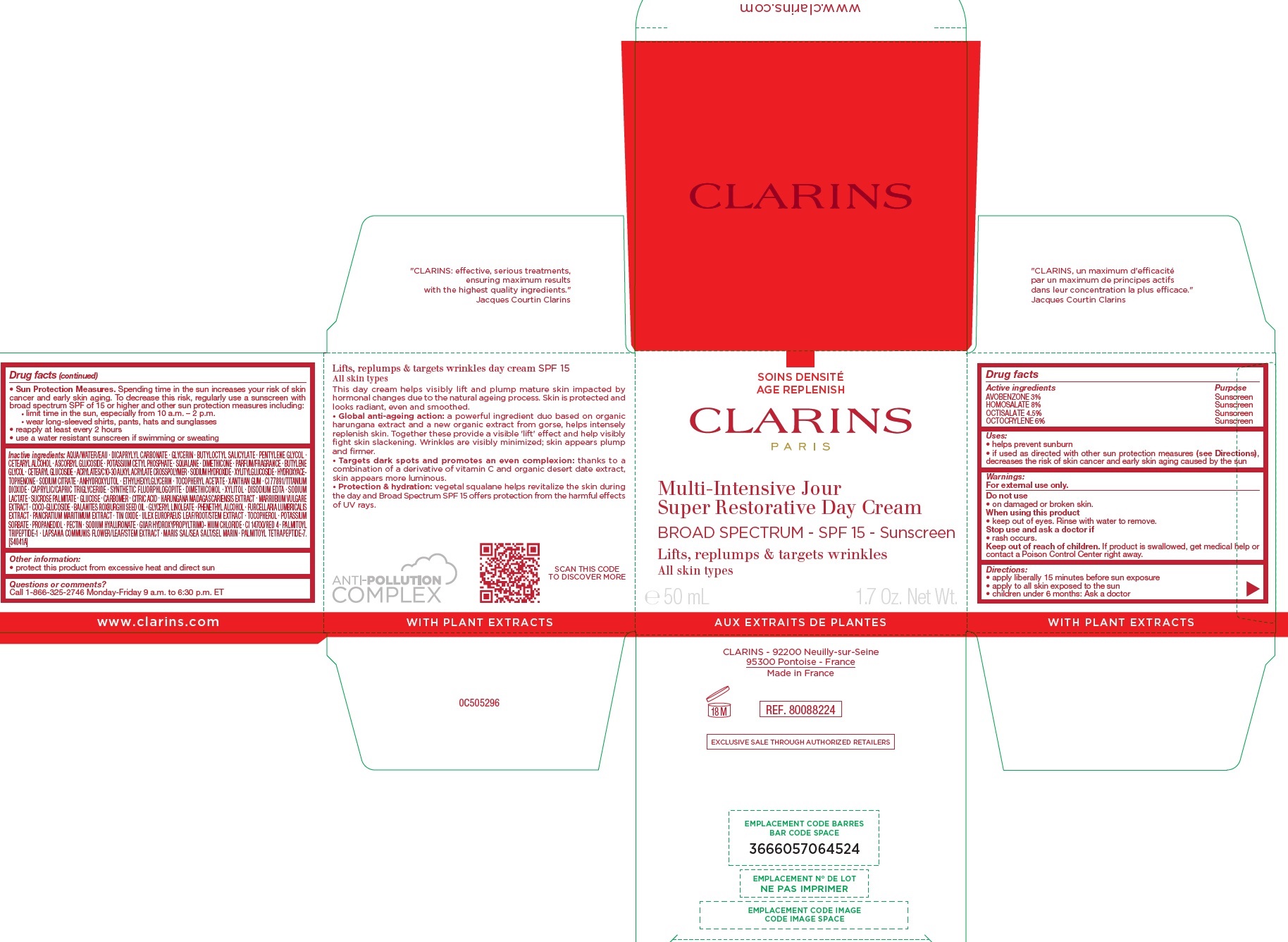 Product Images Clarins - Multi-intensive Jour Super Restorative Day ...