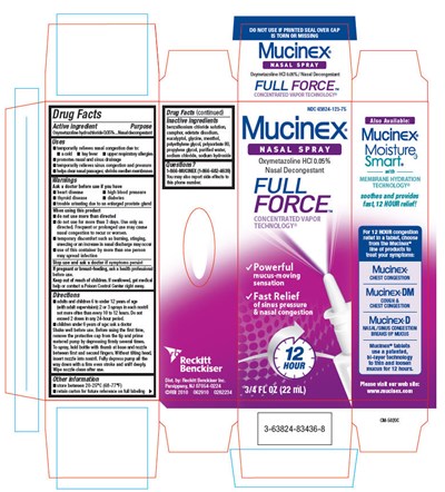 Mucinex FDA Label - NDC 63824-123