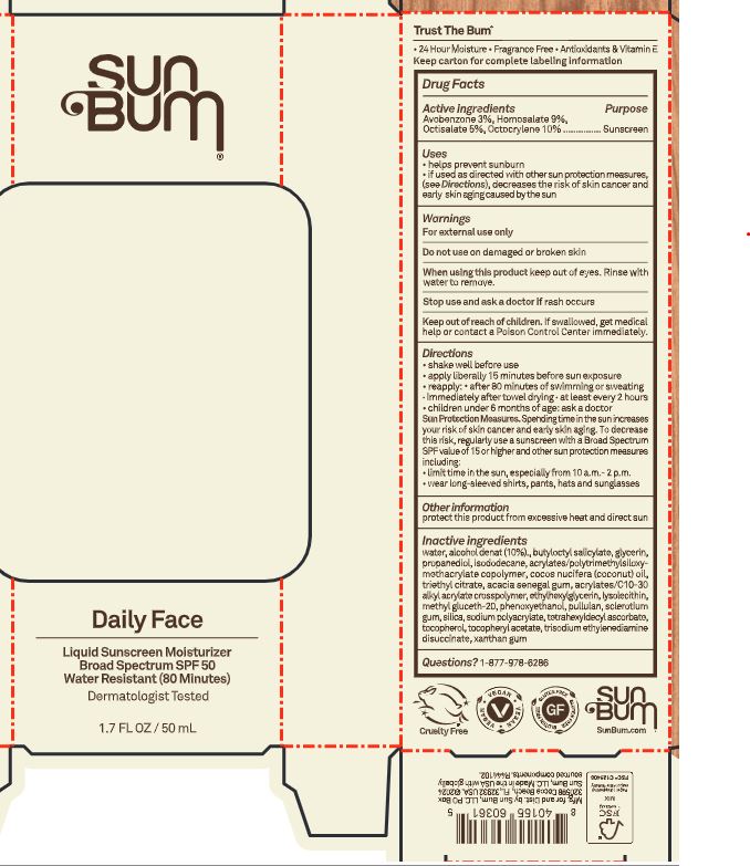 Product Images Sun Bum Daily Face Liquid Sunscreen Moisturizer Broad ...