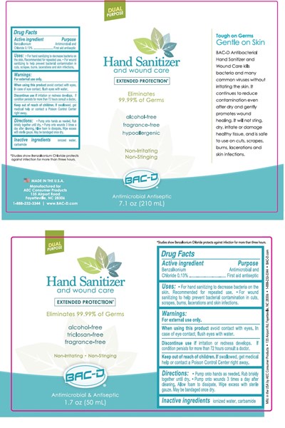 Product Images Bac-d Foaming Hand And Wound Sanitizer Photos ...
