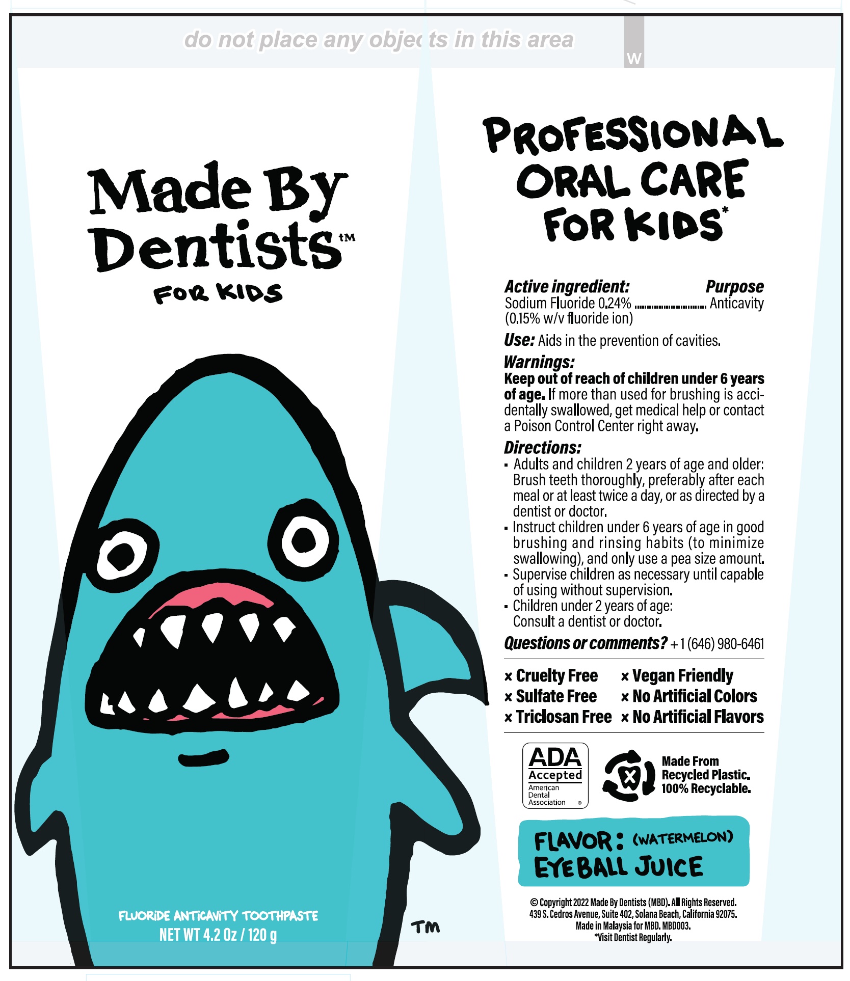 Product Images Made By Dentists For Kids Eyeball Juice Photos ...