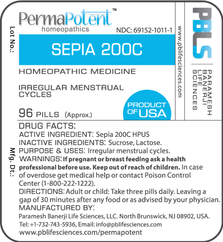 NDC 69152-1011 Sepia 200c