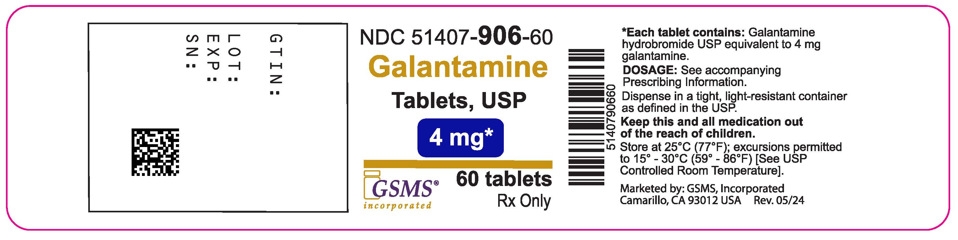Product Images Galantamine Photos - Packaging, Labels & Appearance