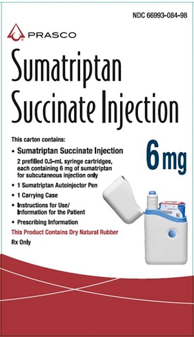 NDC 66993-084 Sumatriptan Sumatriptan