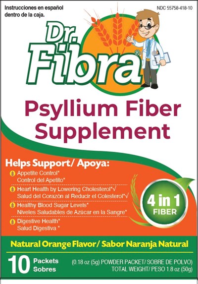 FDA Label for Dr. Fibra Powder Oral - Indications, Usage & Precautions