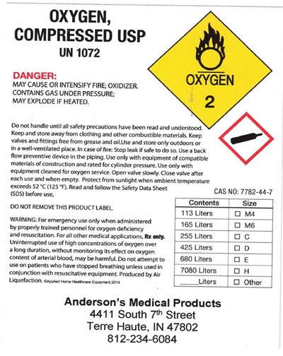 Product Images Oxygen Photos - Packaging, Labels & Appearance