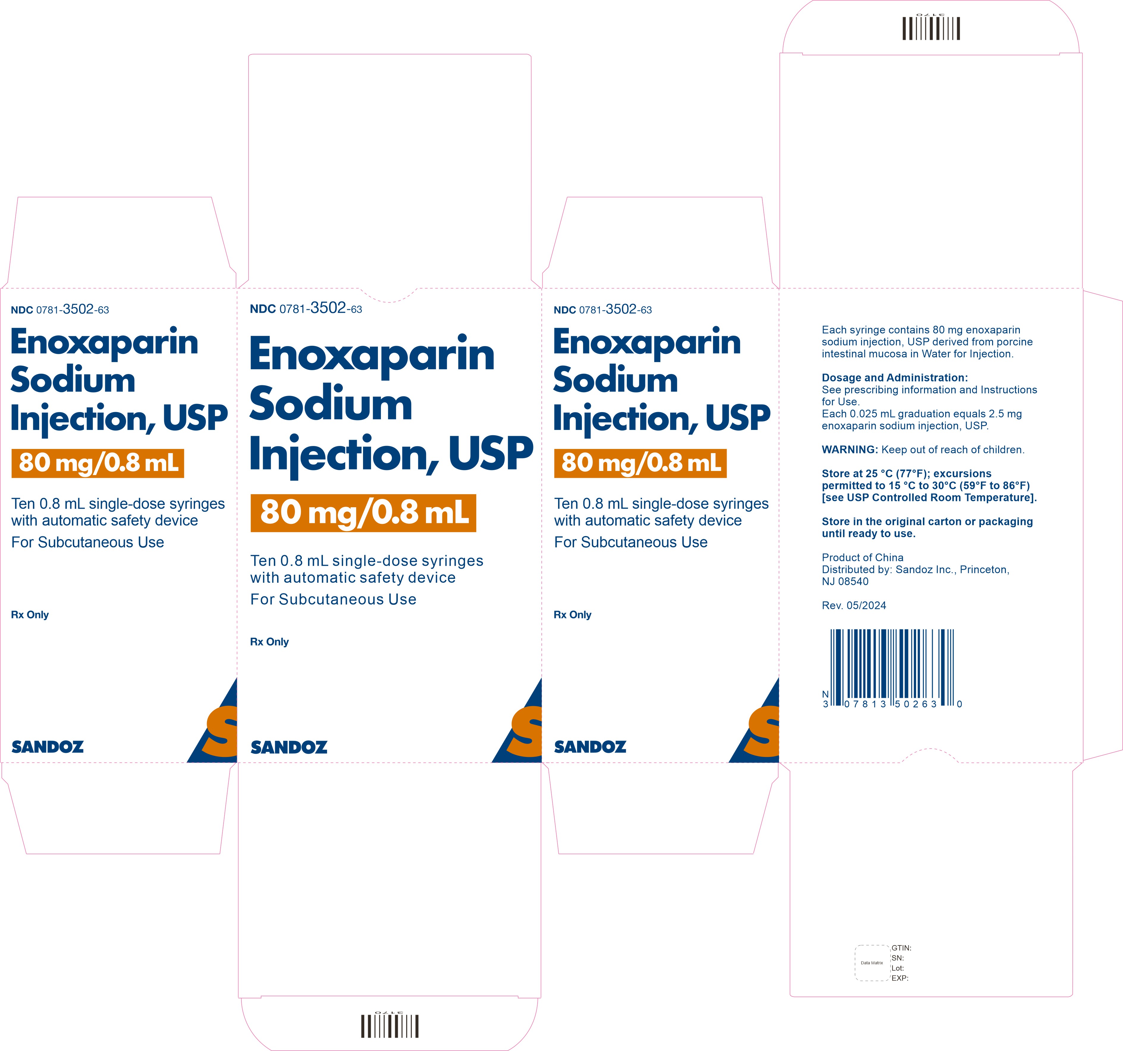 Product Images Enoxaparin Sodium Injection, Usp Photos - Packaging ...