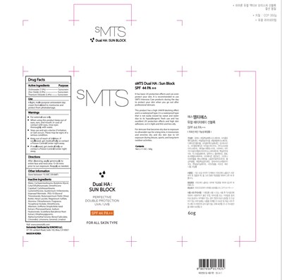 FDA Label for Smts Dual Ha Sun Block - Indications, Usage & Precautions