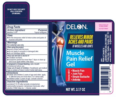 Product Images Muscle Pain Relief Gel Photos - Packaging, Labels ...