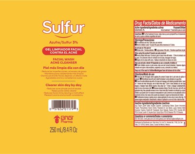 Product Images Sulfur Facial Wash Acne Cleanser Photos - Packaging ...