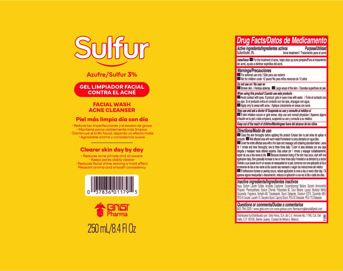Product Images Sulfur Facial Wash Acne Cleanser Photos - Packaging ...