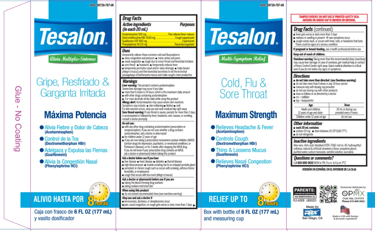 Tesalon Jarabe Adulto Syrup- Images NDC69729-787