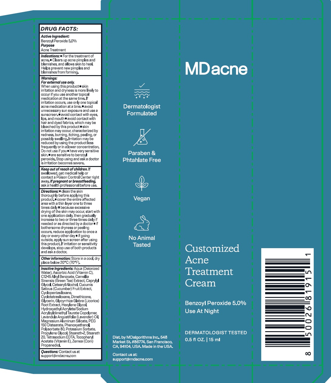 Product Images Mdacne Customized Acne Treatment Benzoyl Peroxide Photos ...