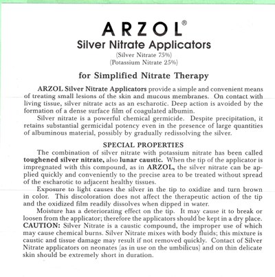Silver Nitrate Applicators Product Images - NDC 12870-0001