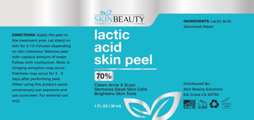 Product Images Lactic Acid 70 Skin Chemical Peel Photos - Packaging ...