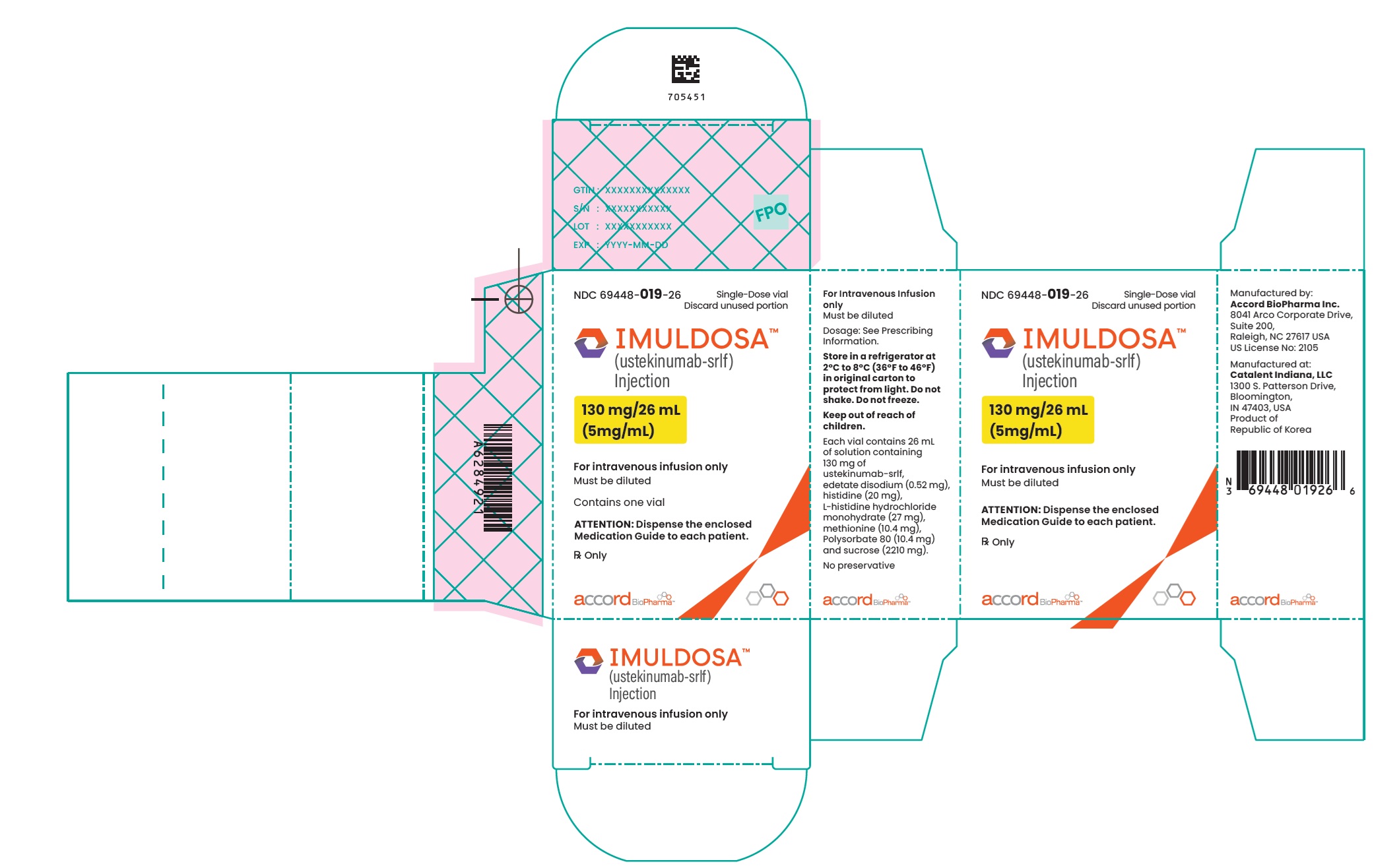 Imuldosa Injection- Images NDC69448-019