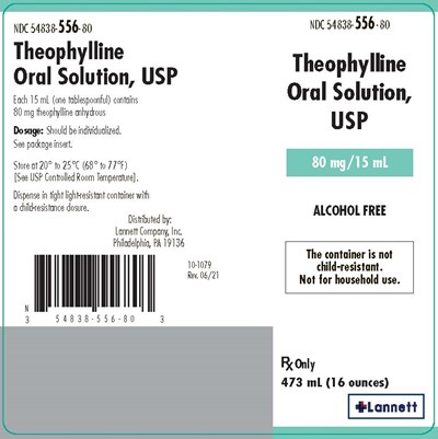 NDC 54838-556 Theophylline Theophylline