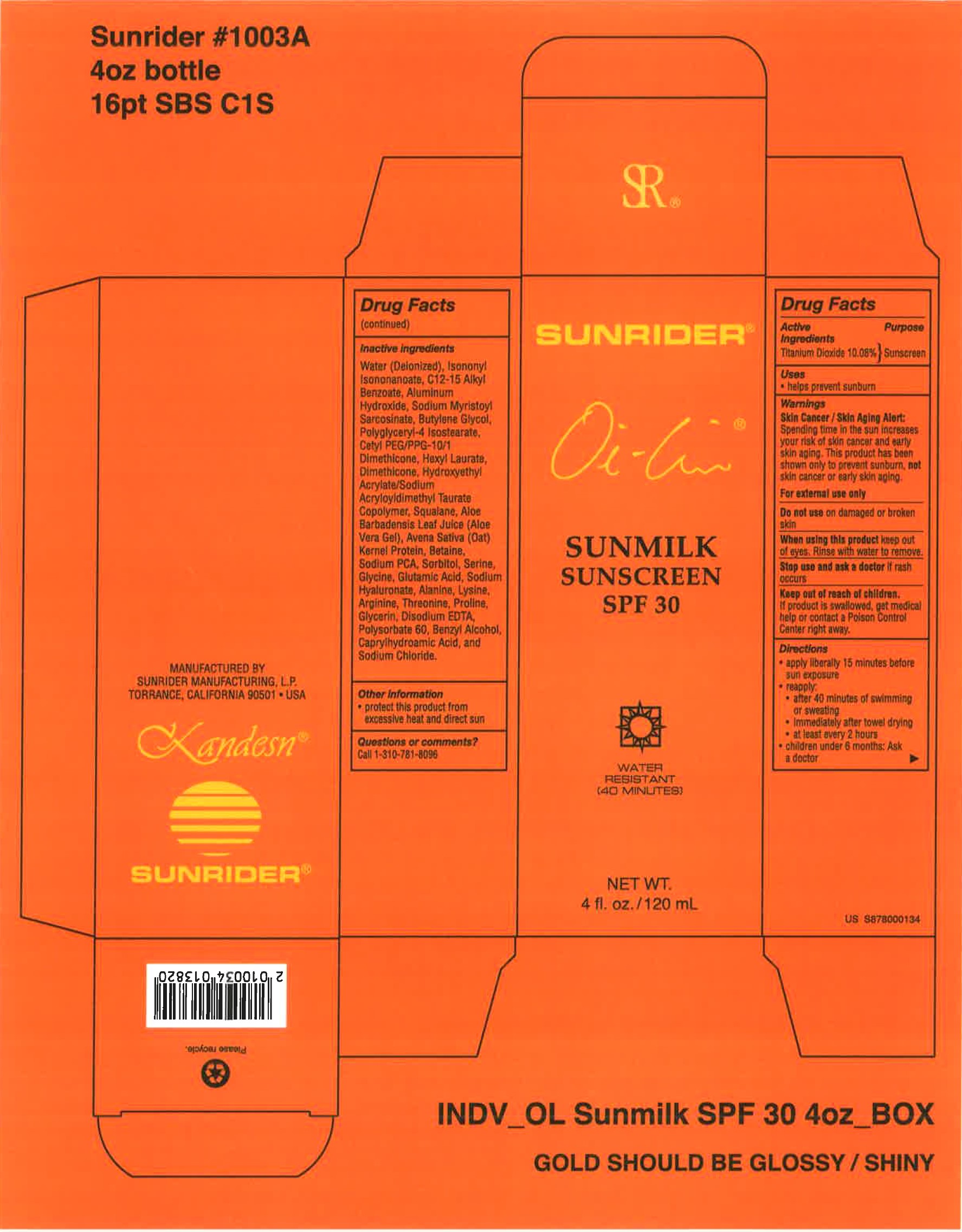 Product Images Oi Lin Sunmilk Sunscreen Spf 30 Photos - Packaging ...