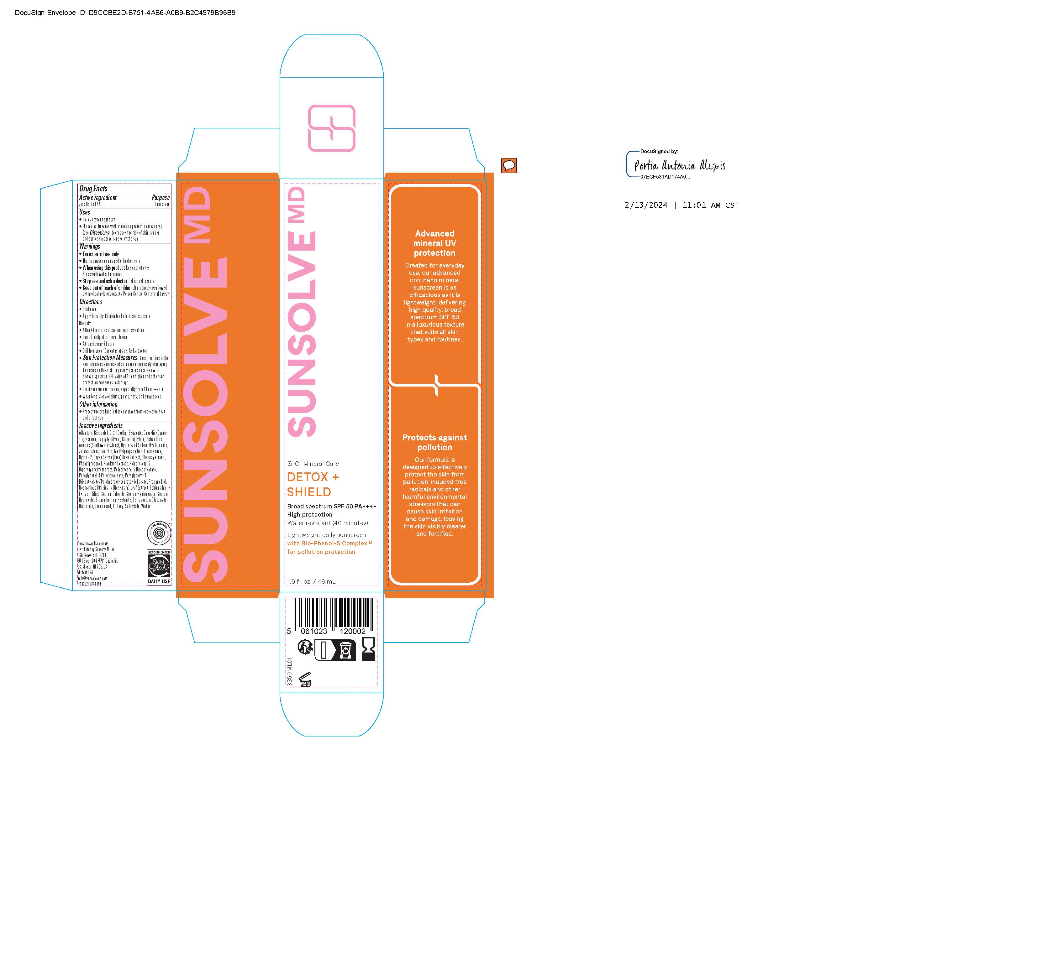 Product Images Sunsolve Md Detox And Shield Photos - Packaging, Labels ...