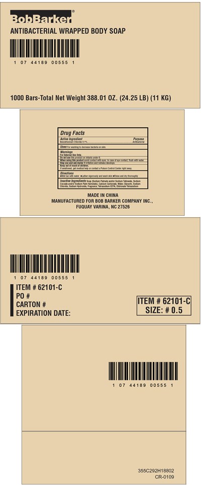 FDA Label for Bob Barker Antibacterial Wrapped Body Soap Cutaneous ...