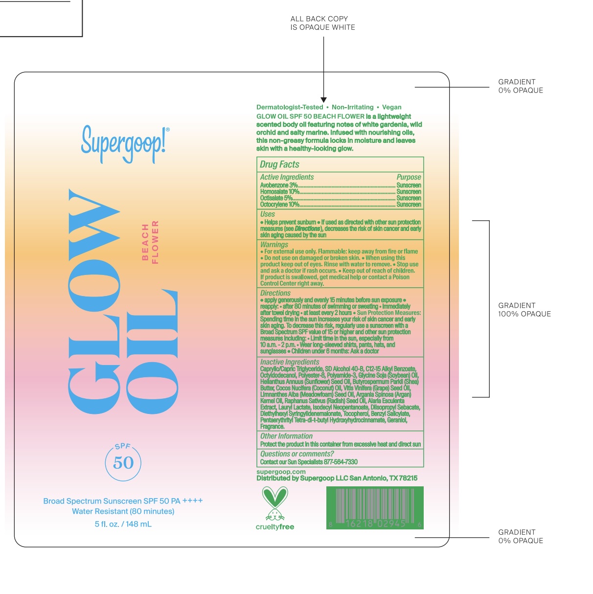 Product Images Glow Oil Spf 50 Sunkissed Coconut Photos - Packaging ...