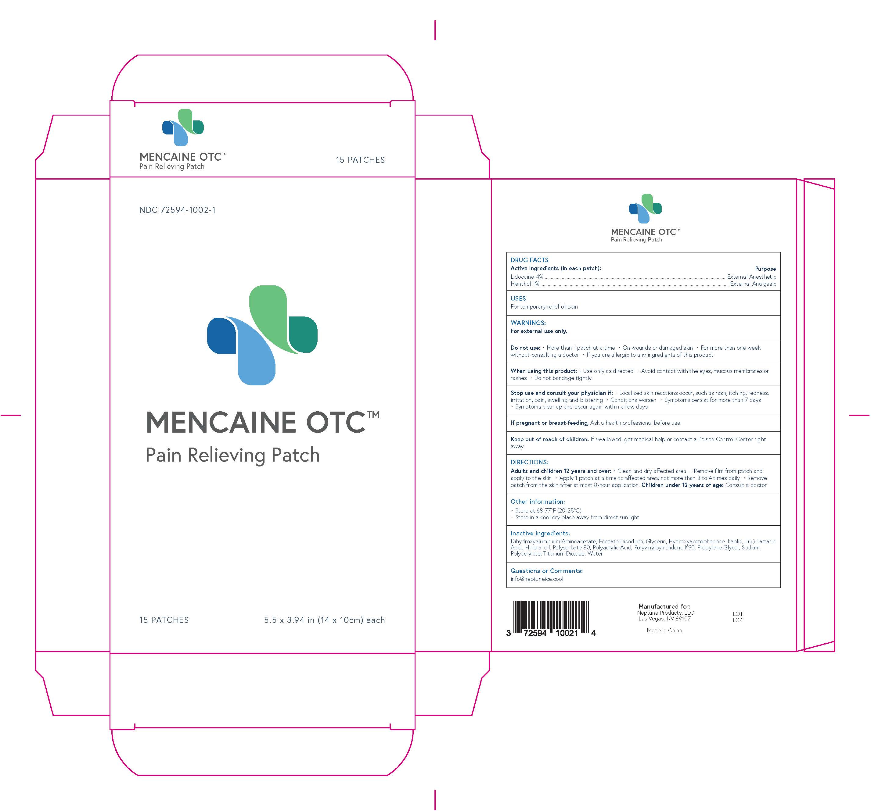 Product Images Mencaine Otc Photos - Packaging, Labels & Appearance