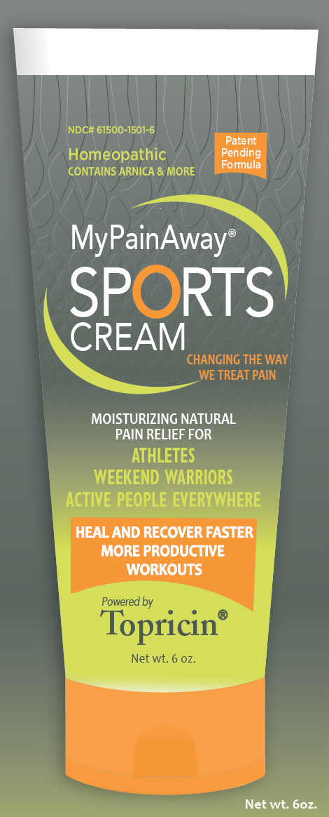 Mypainaway Sports Cream- Images NDC61500-1501