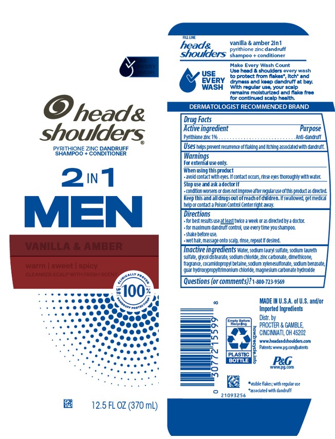 FDA Label for Head And Shoulders 2in1 Men Vanilla And Amber Shampoo ...