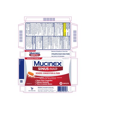 Maximum Strength Mucinex Sinus-max S- Images NDC63824-241