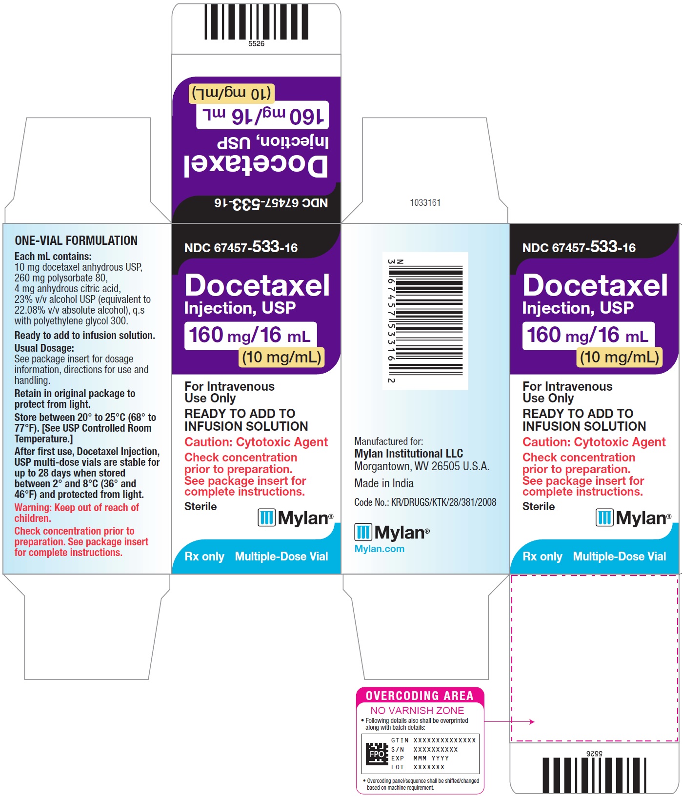 FDA Label for Docetaxel Injection, Solution Intravenous - Indications ...