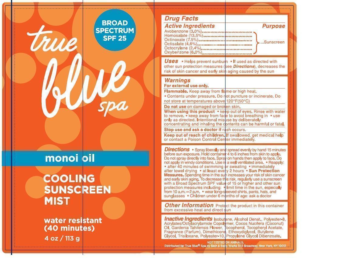 Product Images True Blue Spa Cooling Sunscreen Mist Broad Spectrum Spf ...