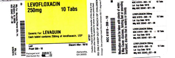 NDC 61919-359 Levaquin