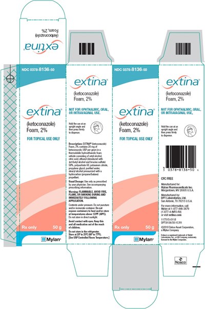 NDC 0378-8136 Extina Ketoconazole