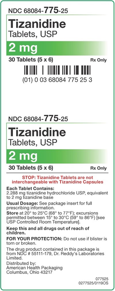 Product Images Tizanidine Photos - Packaging, Labels & Appearance