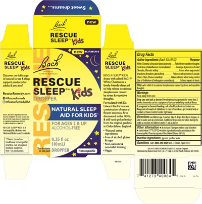 Rescue Sleep Kids Solution FDA Label - NDC 57687-244