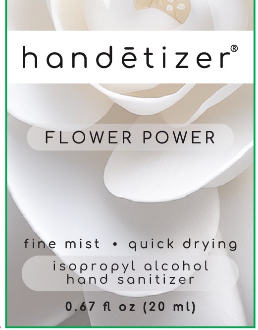 Flower Power Hand Sanitizer Spray- Images NDC85782-008
