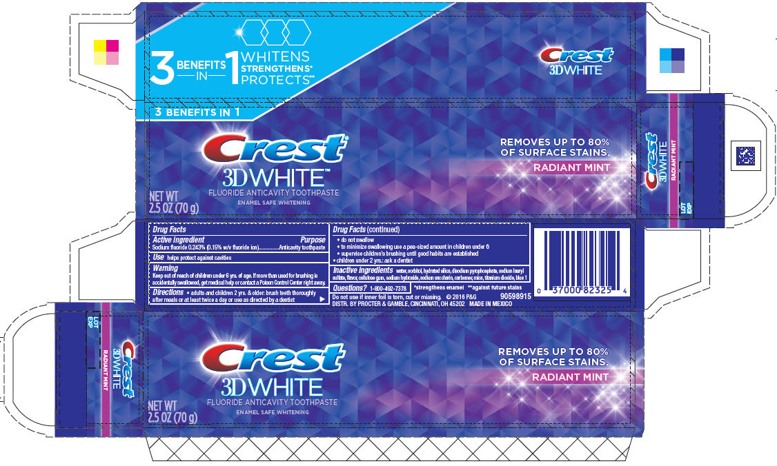 Product Images Crest 3d White Radiant Mint Photos - Packaging, Labels ...