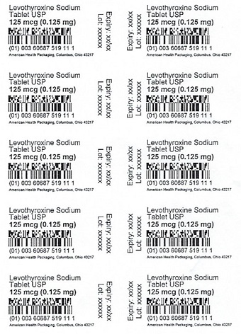 Levothyroxine Sodium Tablet - Images NDC 60687-530