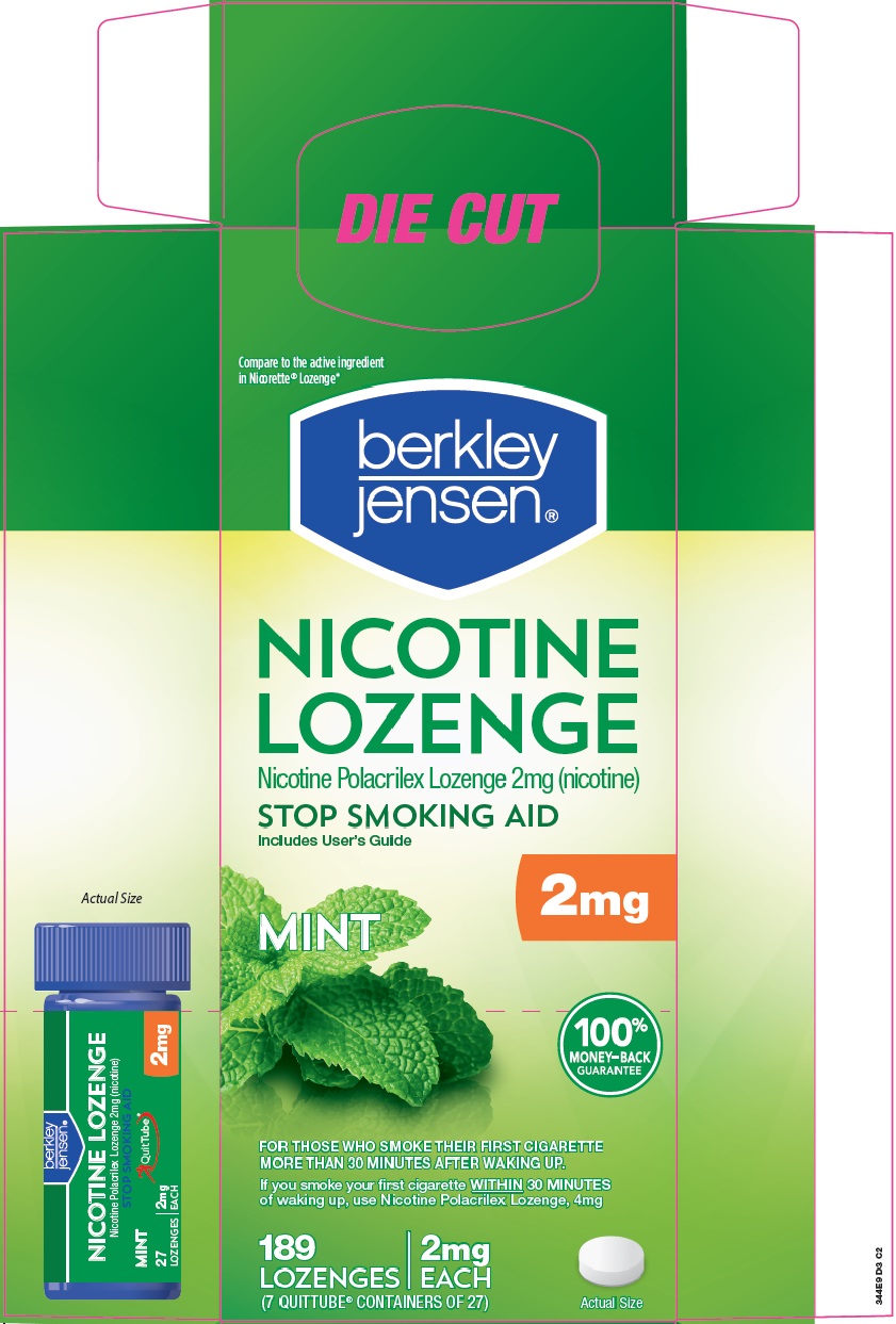 NDC 68391-344 Berkley And Jensen Nicotine Lozenge Oral Label ...