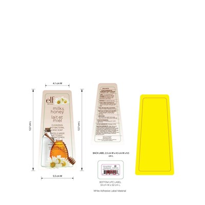 Elf Milk And Honey Cleansing A FDA Label - NDC 52664-002