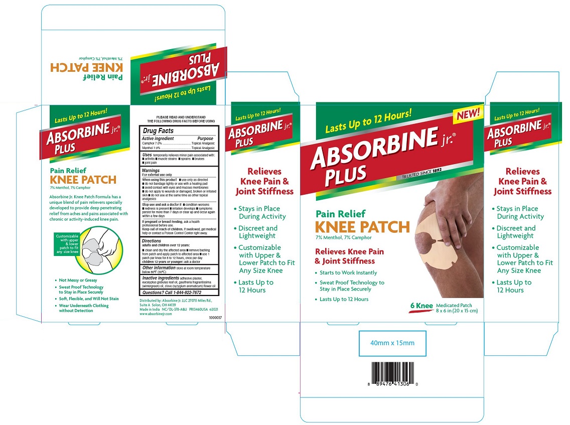 NDC 69693-416 Absorbine Jr. Plus Knee Patch Topical Label Information ...