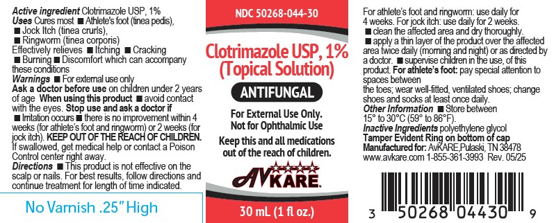 Clotrimazole Solution Product Images - NDC 50268-044