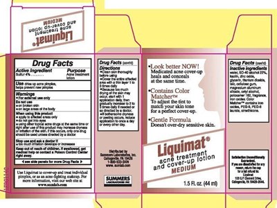 NDC 11086-028 Liquimat Acne Treatment And Cover-up Sulfur